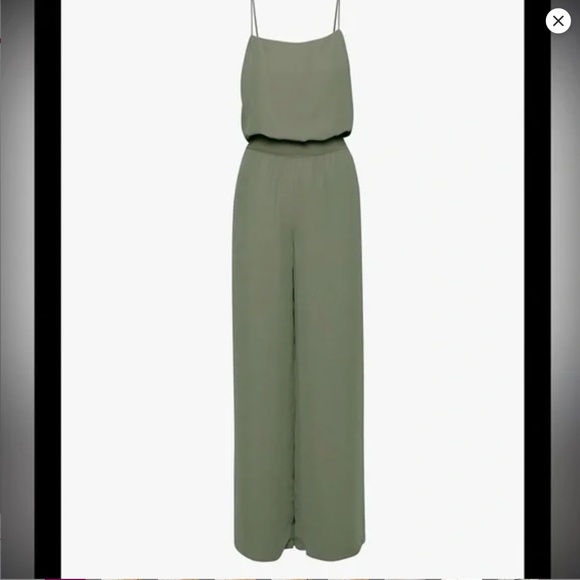 Aritzia | Pants & Jumpsuits | Aritzia Scala Jumpsuit In Olive Green ...